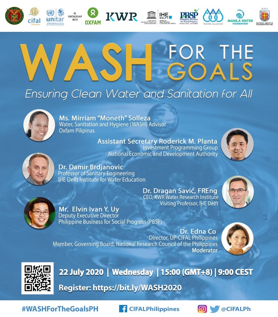 WEBINAR-WASH for the Goals: Ensuring Clean Water and Sanitation for All ...