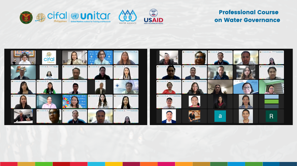 UP-CIFAL Philippines launches Professional Course on Water Governance ...